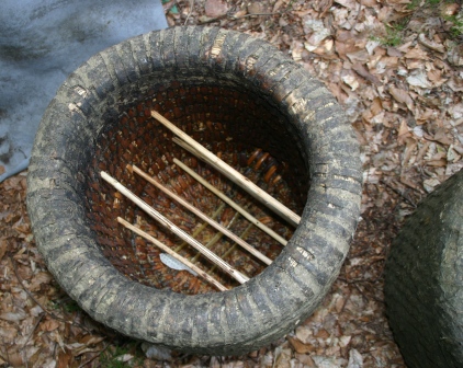 The skeps I am using in my skepapiary | De Goede Raat
